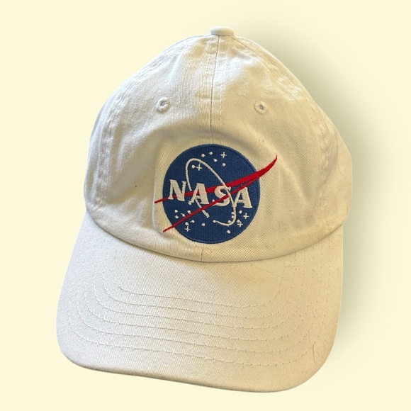 Nasa | Accessories | Nasa Embroidered Dad Hat White | Poshmark